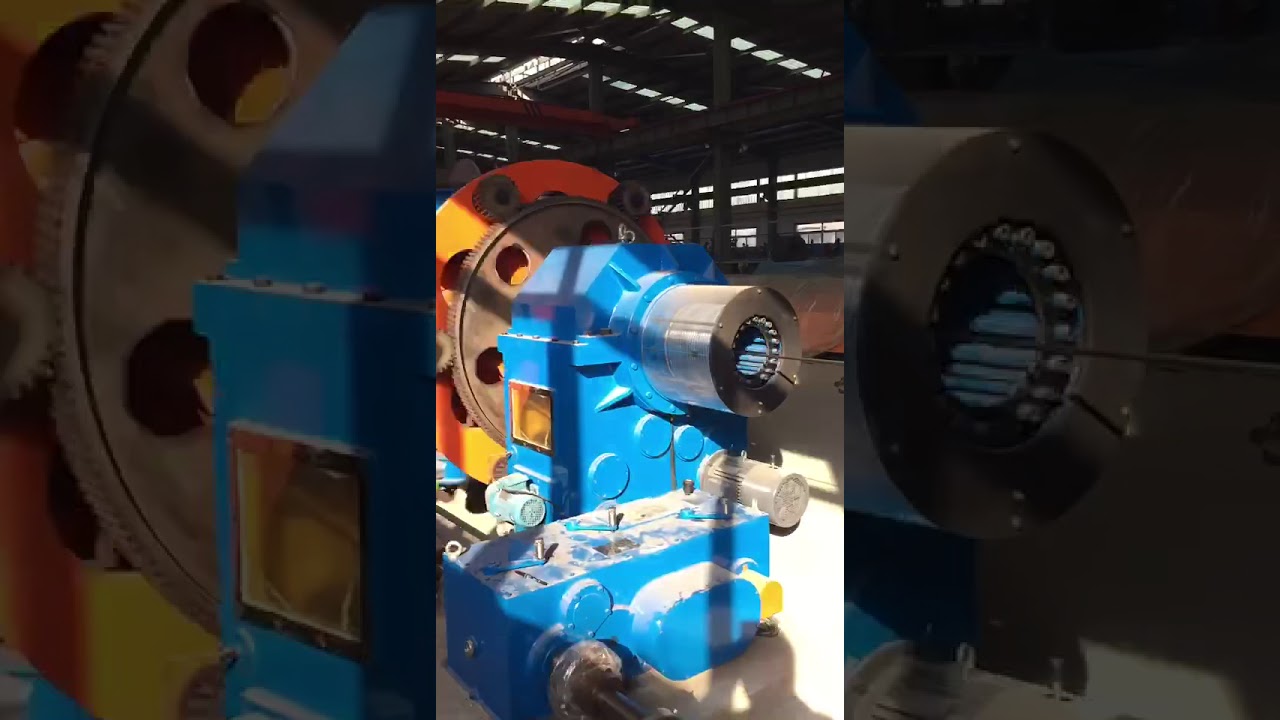 Professional Steel wire rope stranding machine 630 planetary strander ...