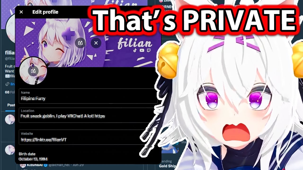 Filian Leaks Her Real Information Then She Crash Out... - YouTube