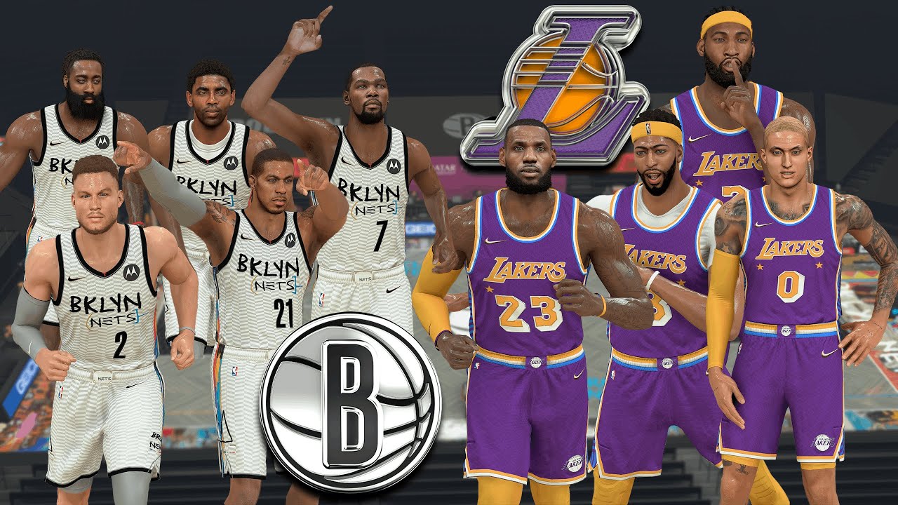 Lakers vs Nets | | FREE NBA 2K21 Mods Showcase - YouTube