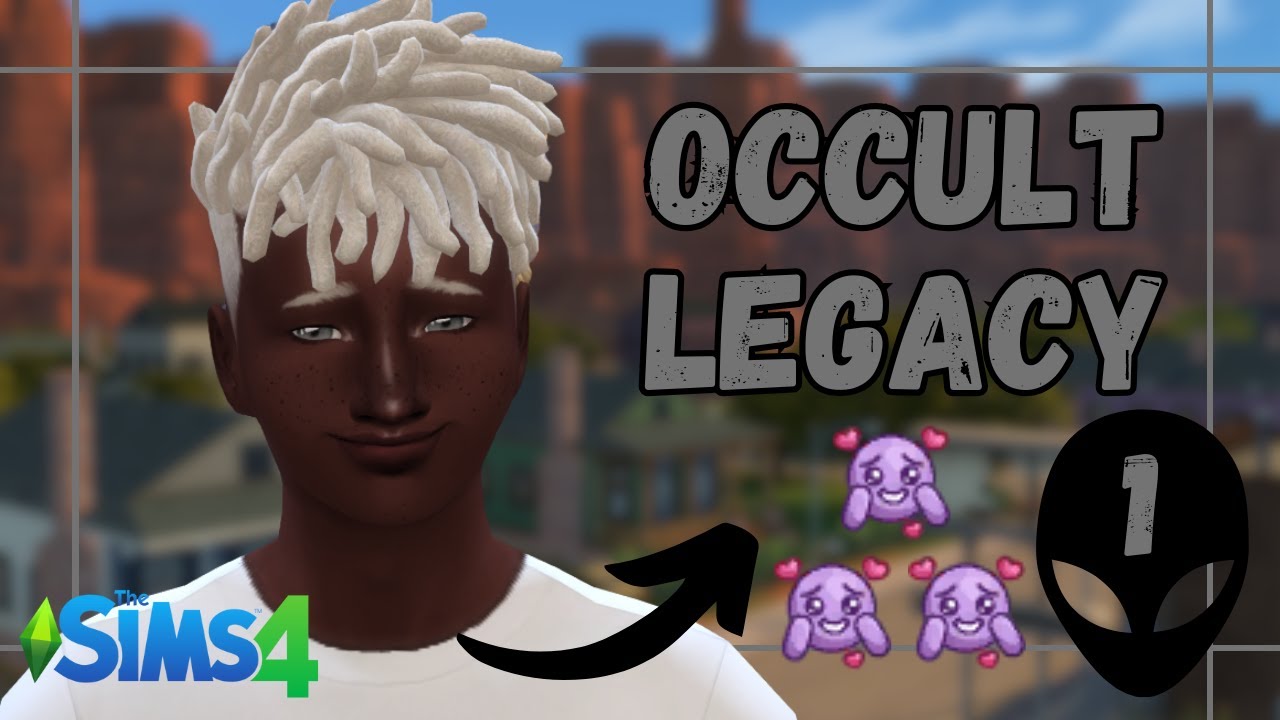 👽 Oberon Is Crushing Hard!! // Alien #1 - Occult Legacy // Sims 4 Lets ...
