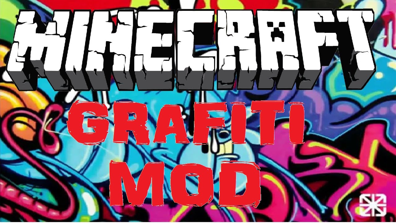 Blue Graffiti Wallpaper Minecraft