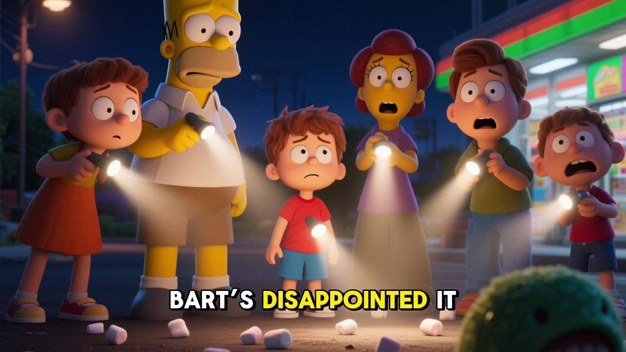 The Simpsons Hunt Monsters in the Dark — Try Not to Laugh! - YouTube