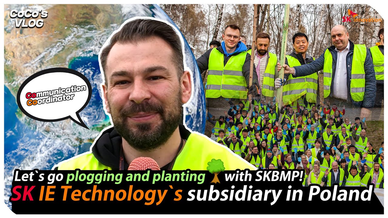 [CoCo's Vlog] Let's go plogging & planting 🌳 with SKBMP (SKIET subsidiary in Poland) [EN/PO ...