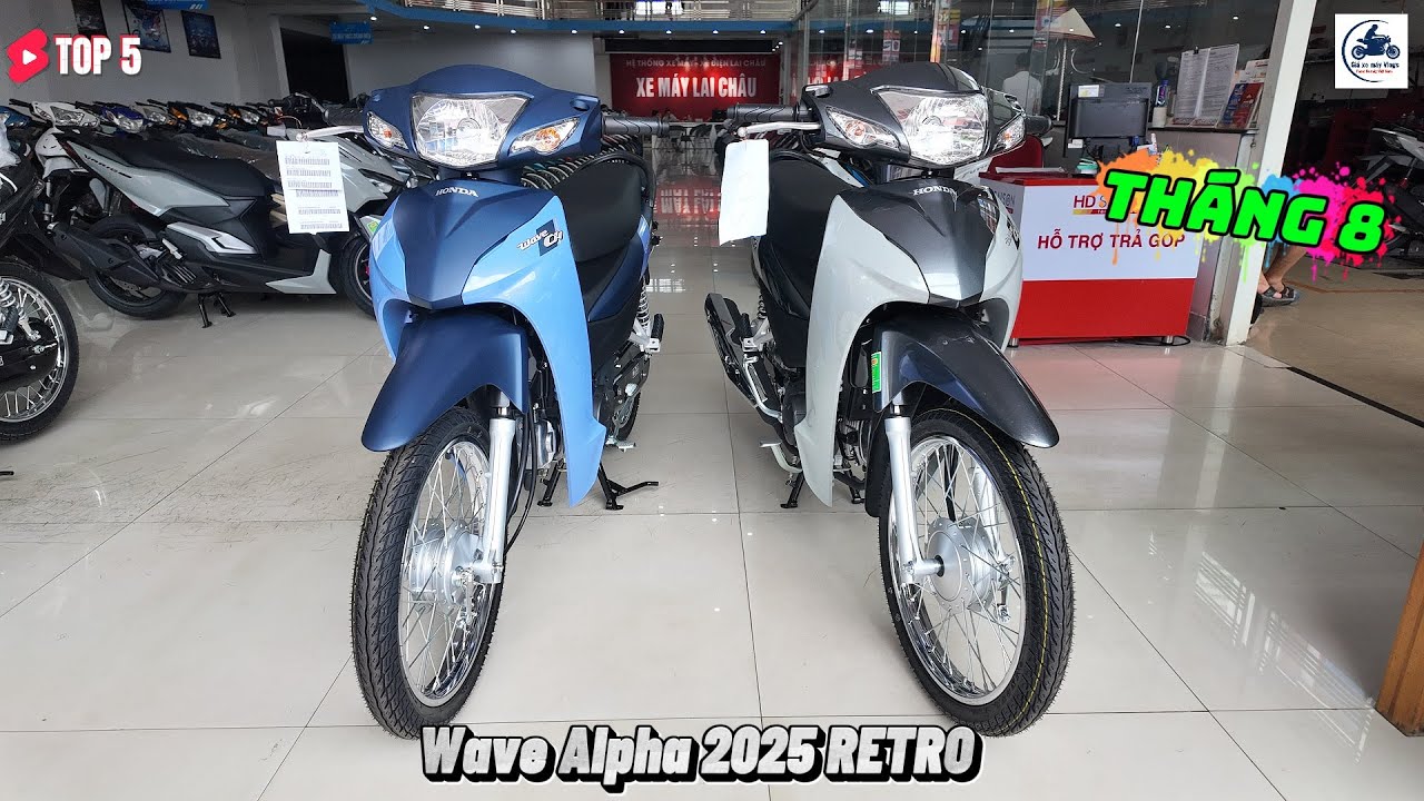 “BỘ ĐÔI” Wave Alpha 110 2025 RETRO NEW ️ Có nên mua Wave Alpha 2025🔴 ...
