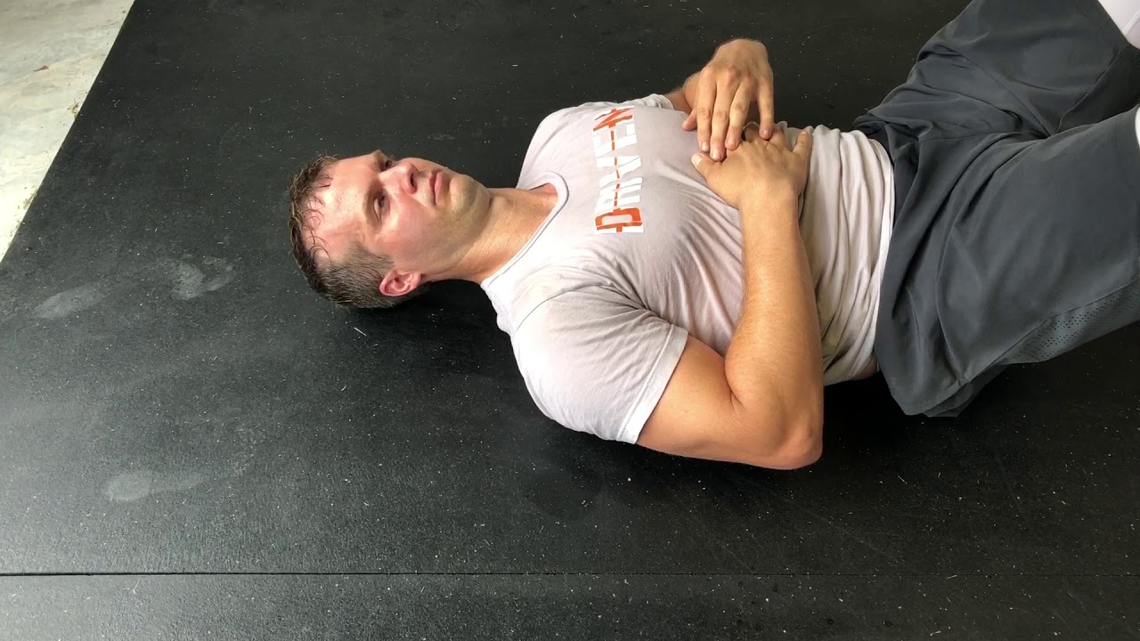 Isometric Deep Neck Flexion - YouTube