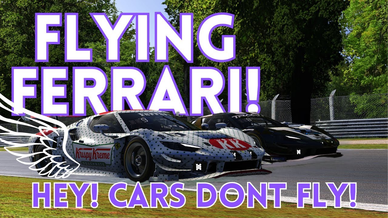 Epic Flying Ferrari Thrills in iRacing 3000 iRating Ep4! - YouTube