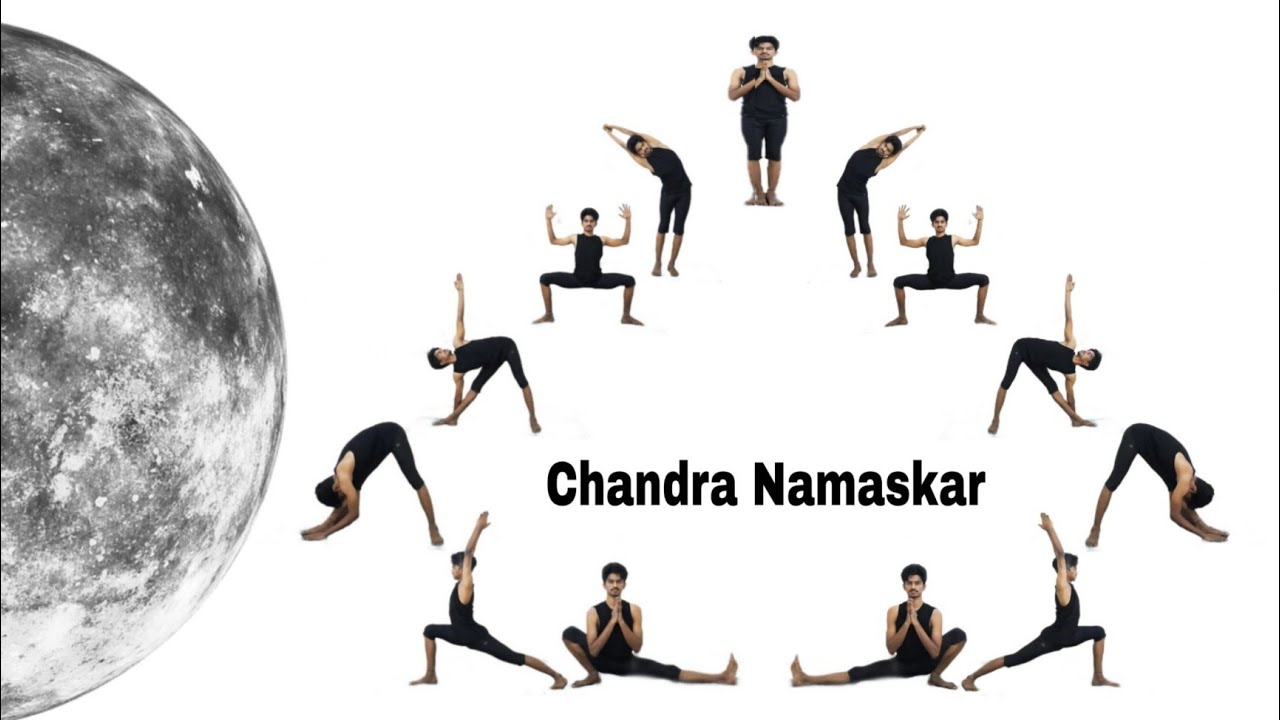 Chandra Namaskar|Step by Step Moon Salutation |Lunar Yoga|San Yoga ...