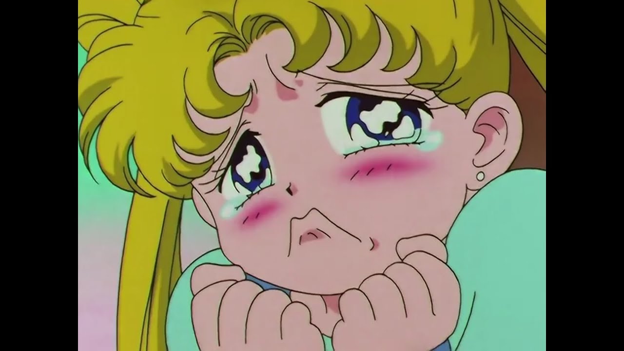 Sailor Moon SuperS VIZ Dub Usagi Runs away from Ikuko Tara Platt ...