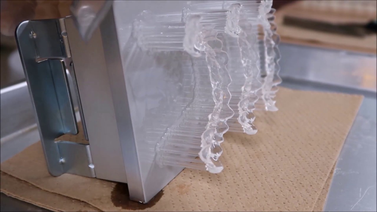 191116 3DPrinted Direct Aligner with Bio Compatible resin - YouTube