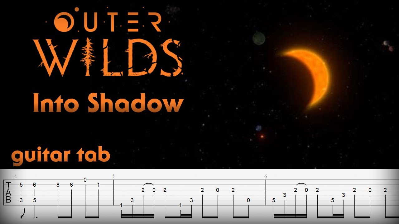 Guitar tab Outer Wilds DLC - Into Shadow - YouTube