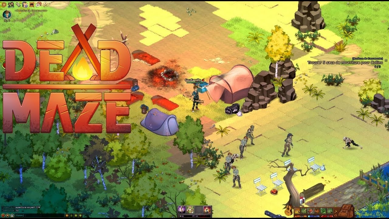 DEAD MAZE - Un MMO Français Dans Un Monde Envahi Par Les Zombies - YouTube