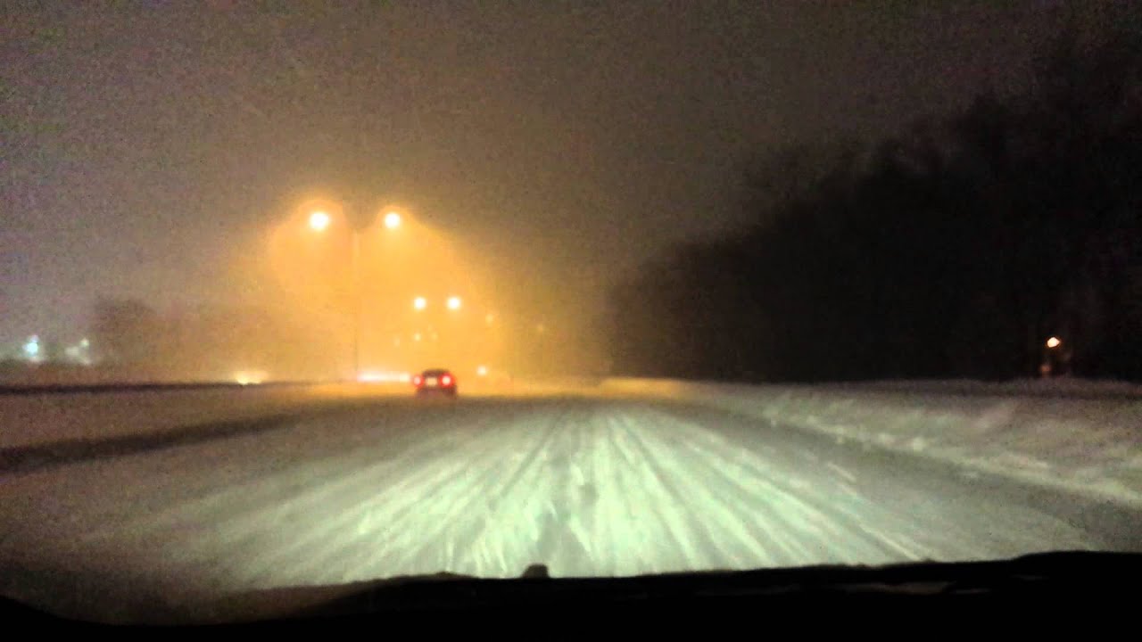 Driving in Boston after 12 Inches from Winter Storm Juno - YouTube