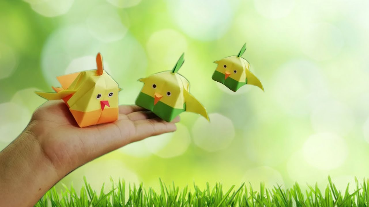 Chubby paper Parrot Animals | Easy Paper Animals| DIY - YouTube