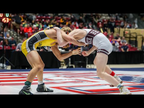 Alex Bellarin v. Liam DeBaugh, 126 Pound MPSSAA State Final - YouTube