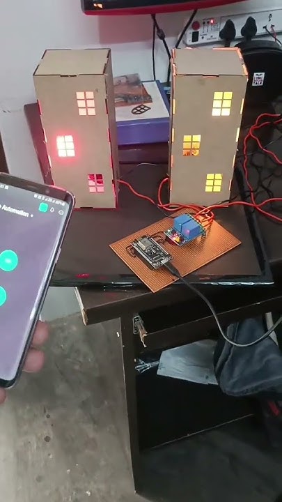 IOT BASED HOME AUTOMATION #arduino #iot #scienceexperiment #scienceproject #science #technologia ...