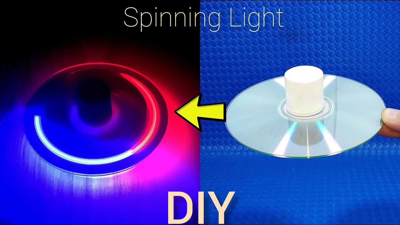 How to make spinning light - YouTube