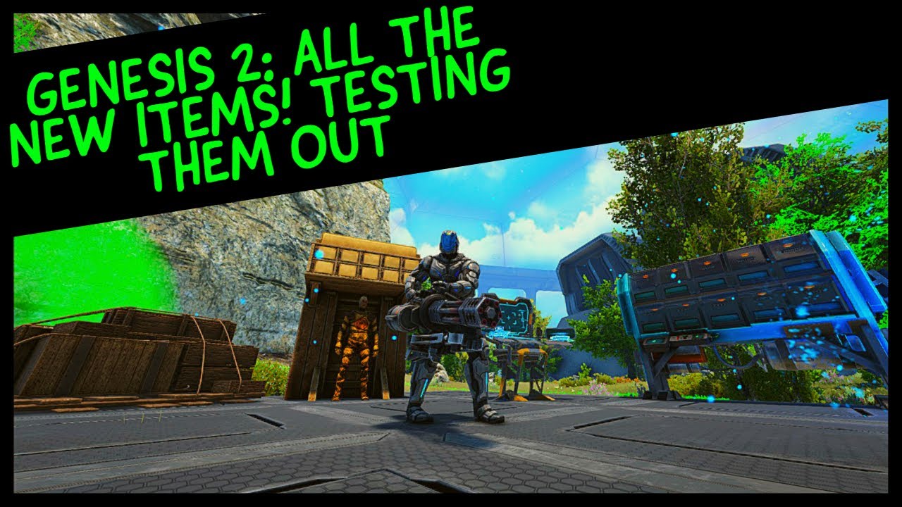 GENESIS 2: TESTING ALL THE NEW ITEMS OUT - YouTube