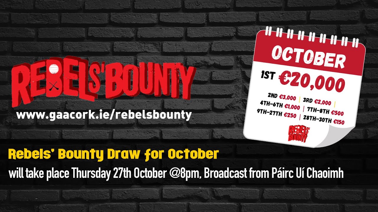 Rebels' Bounty Draw for October - YouTube