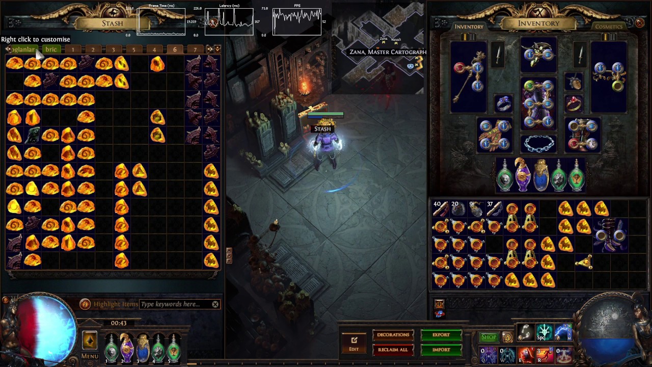 Path of Exile 3.5 Dense fossil crafting got lucky - YouTube