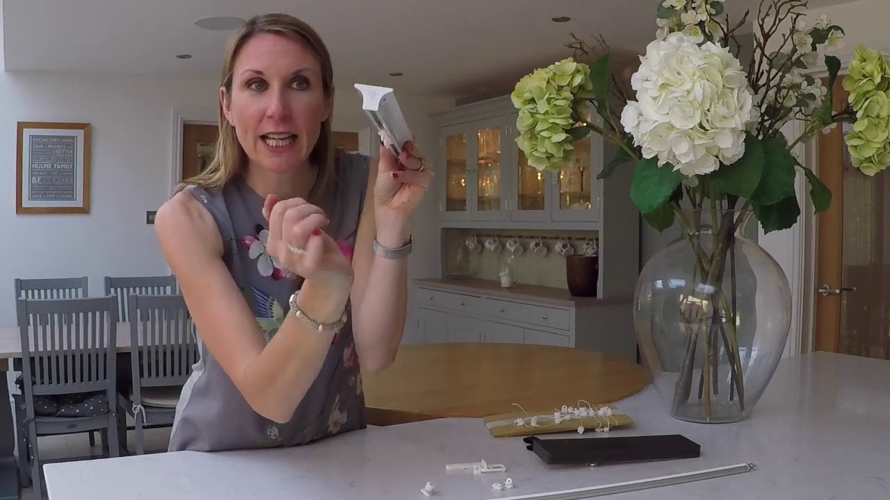 Silent Gliss 6820 Funnel Hand Drawn Curtain Track - YouTube