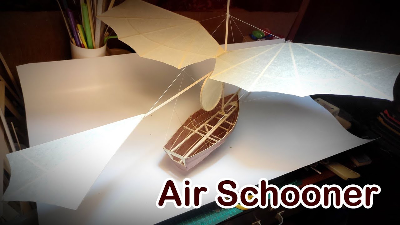 Air Schooner - Rubber Power Model Airplane - YouTube