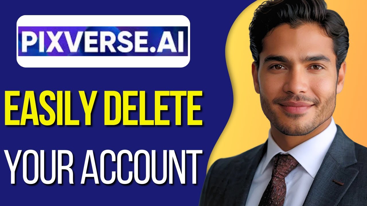 How To Delete Your Pixverse Ai V3 Account : Updated 2025 - YouTube