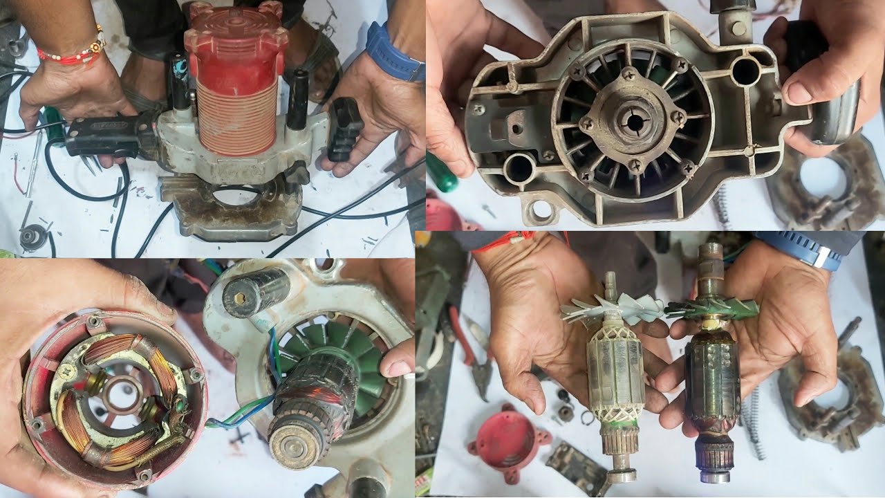 ACCURATE APR - 8/12 Wood Router Machine Repair , Bearing change 6004/ ...