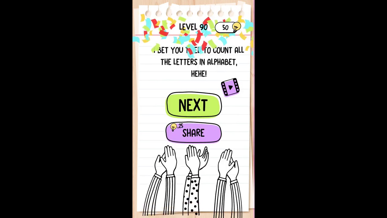 Brain Test Level 90 How Many Letters Are Left If E And T Leave The Brain Test Level 90 How Many Letters Are Left If E And T Leave The