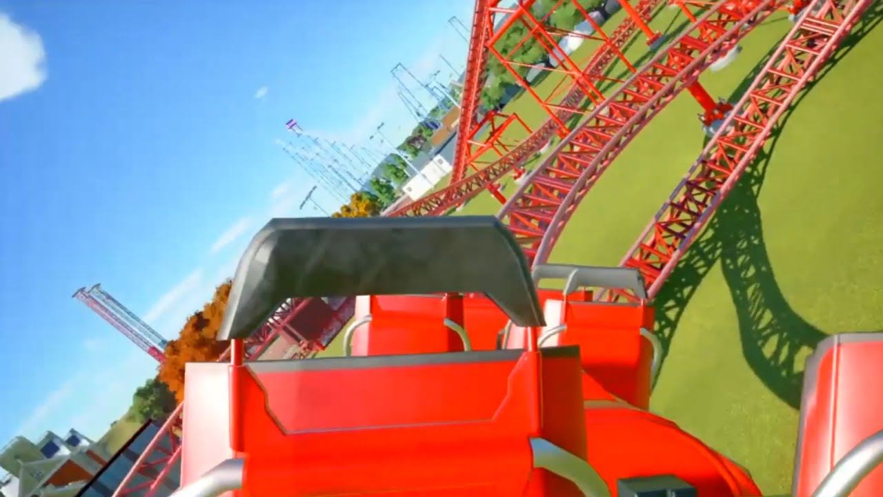 Planet Coaster Console Edition: Red Force P.O.V Back Row (Day) - YouTube