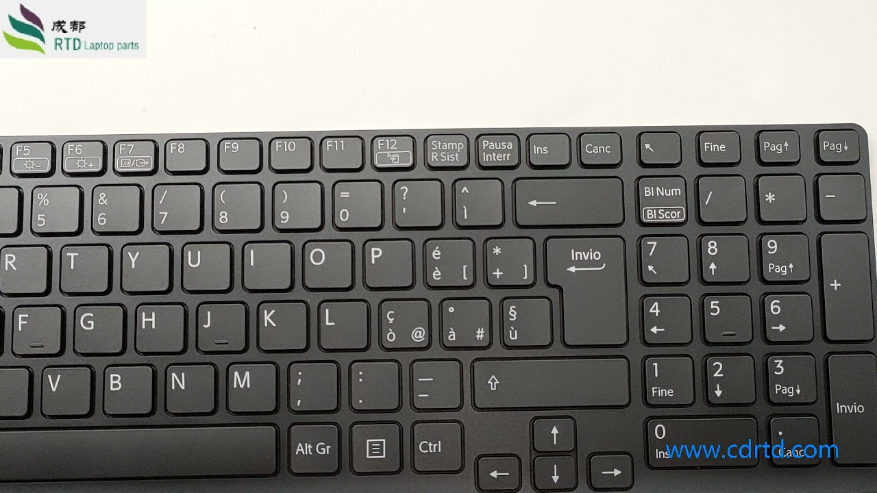 Laptop Keyboard For SONY VAIO SVE151 SVE17 V133930AK3IT3A 149152111IT ...