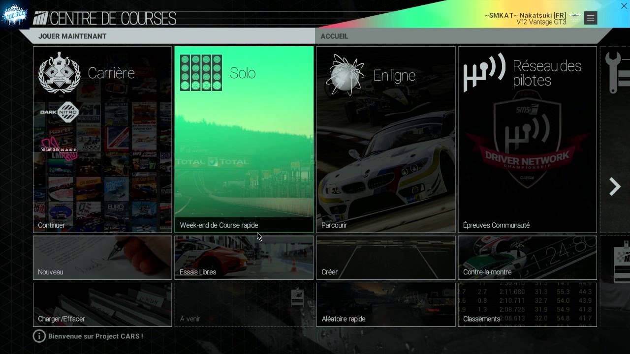 tuto reglage g 27 sur project cars - YouTube