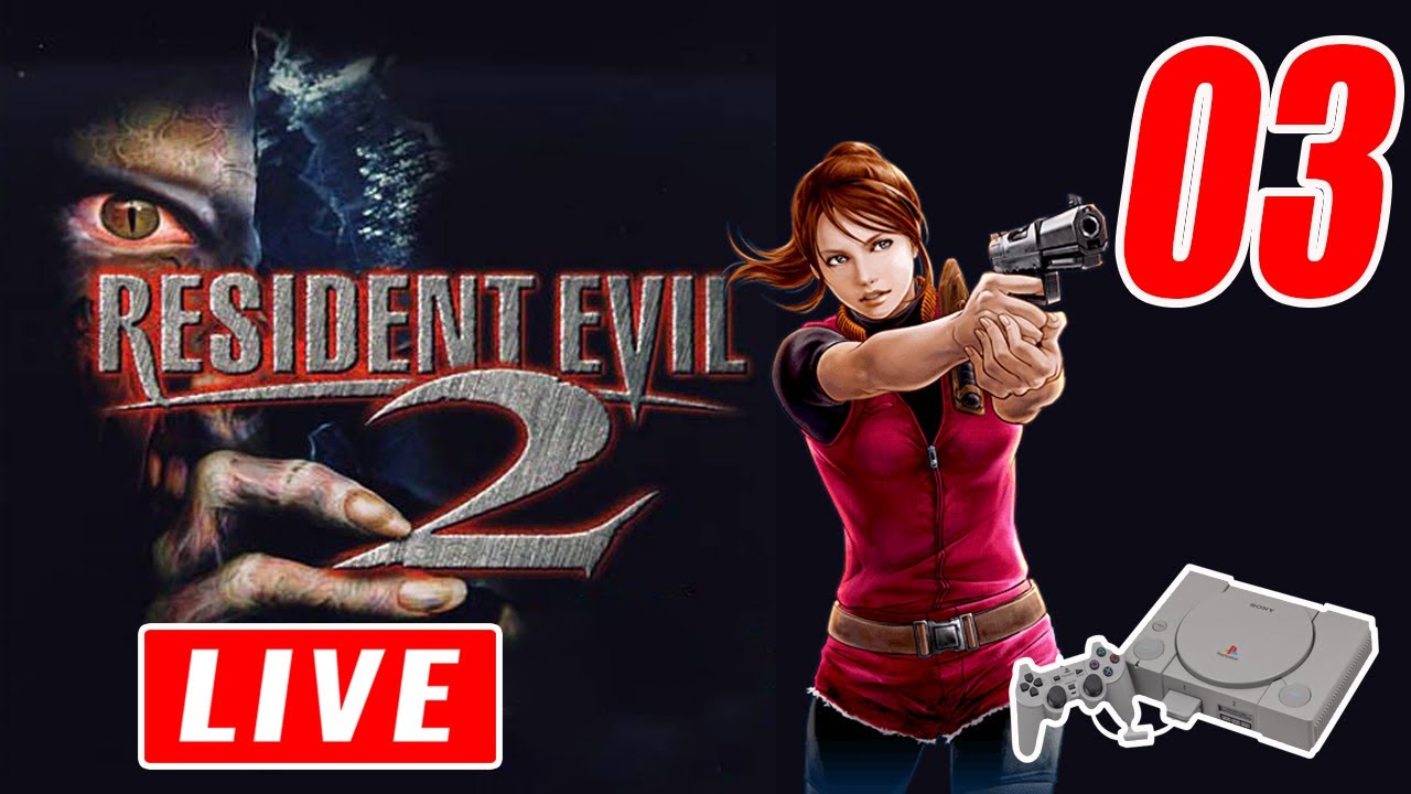 Resident Evil 2 - Claire Redfield | Scenario B - PS1 - Live - 03 - YouTube