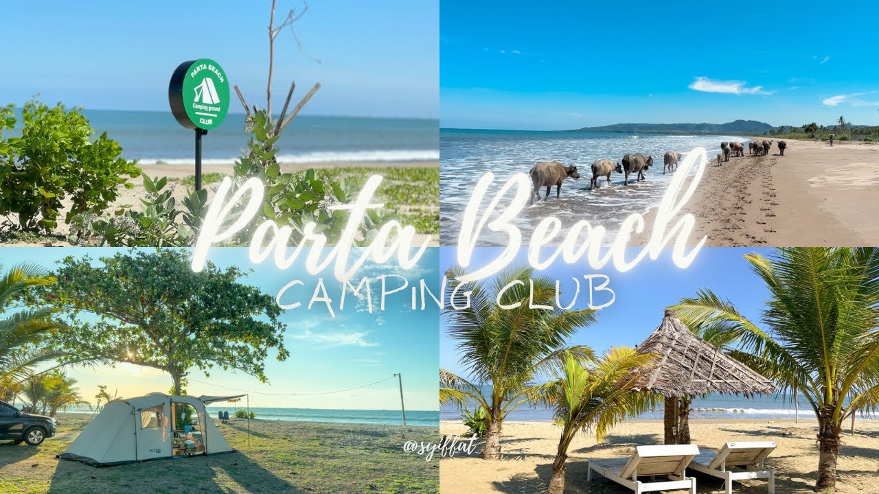 Camping Aesthetic tepi Pantai PARTA BEACH CLUB | Camping Ground Pantai ...