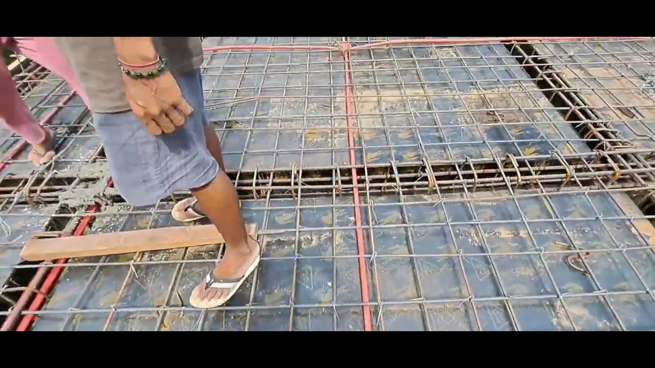 Concrete slab preparation 10mx5m - YouTube