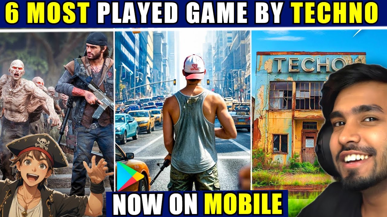 6 Most Played PC Games By Techno Gamerz Now On Mobile | Top 10 New Open ...