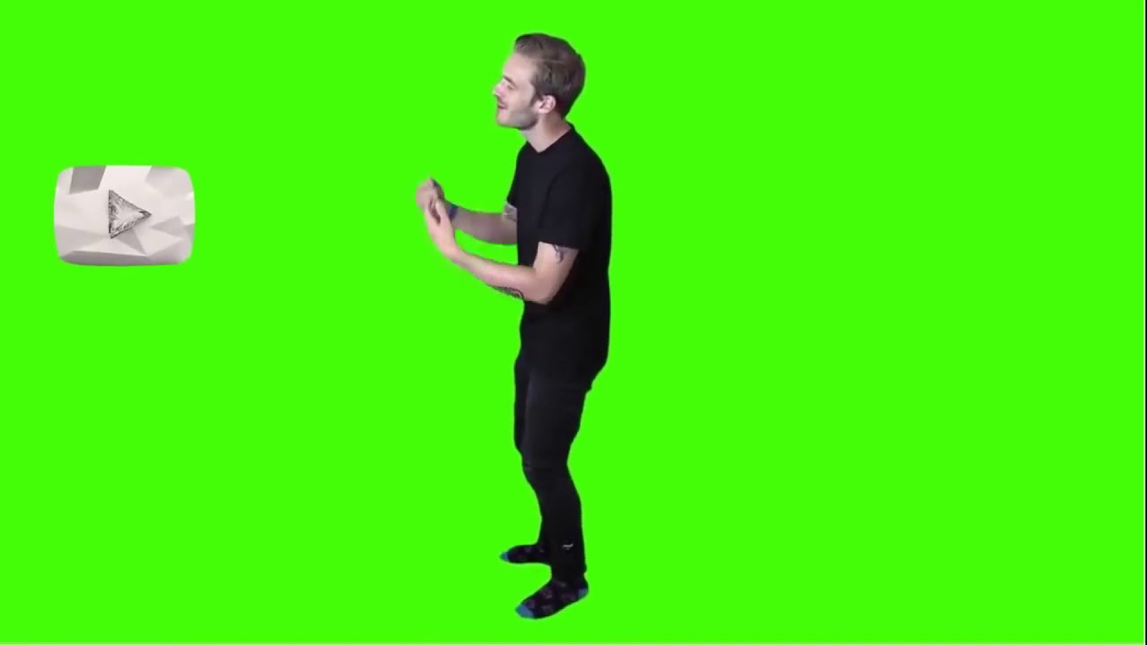 PEWDIEPIE 100mln GREEN SCREEN - YouTube