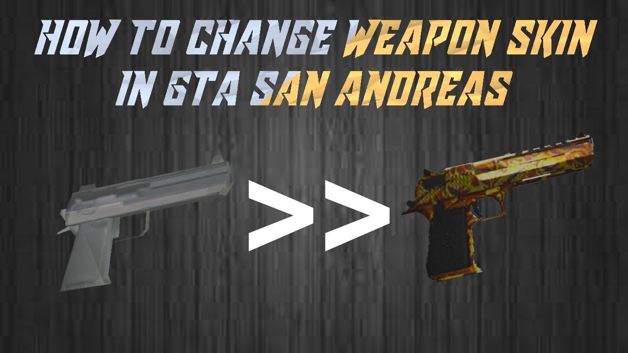 SAMP How To Instal Weapon Skins In Modloader / როგორ დავაყენოთ იარაღის ...