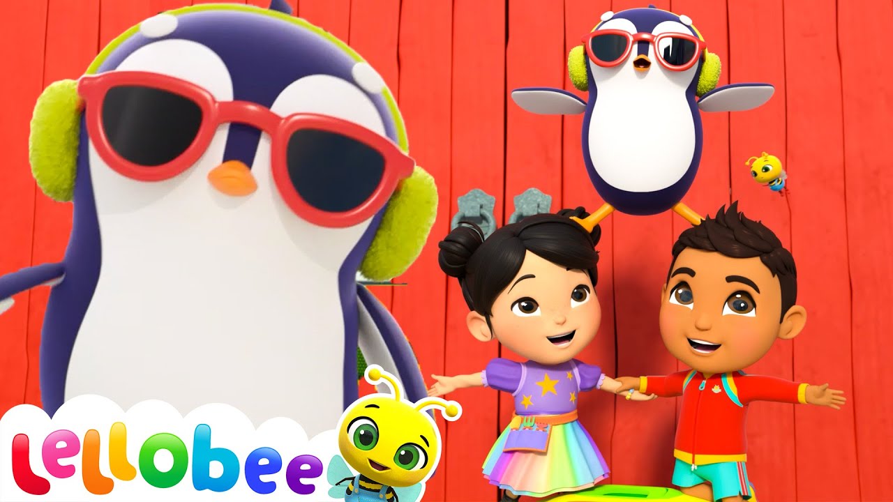 The Penguin Dance | Fun Songs |Sing Along|Moonbug Kids Learn English ...