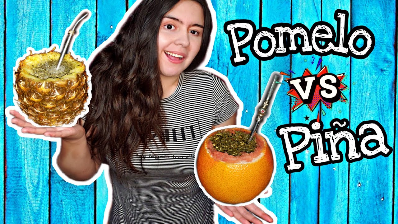 Mate en Pomelo VS Mate en Piña / Preparación Paso a Paso /¿Cuál será ...