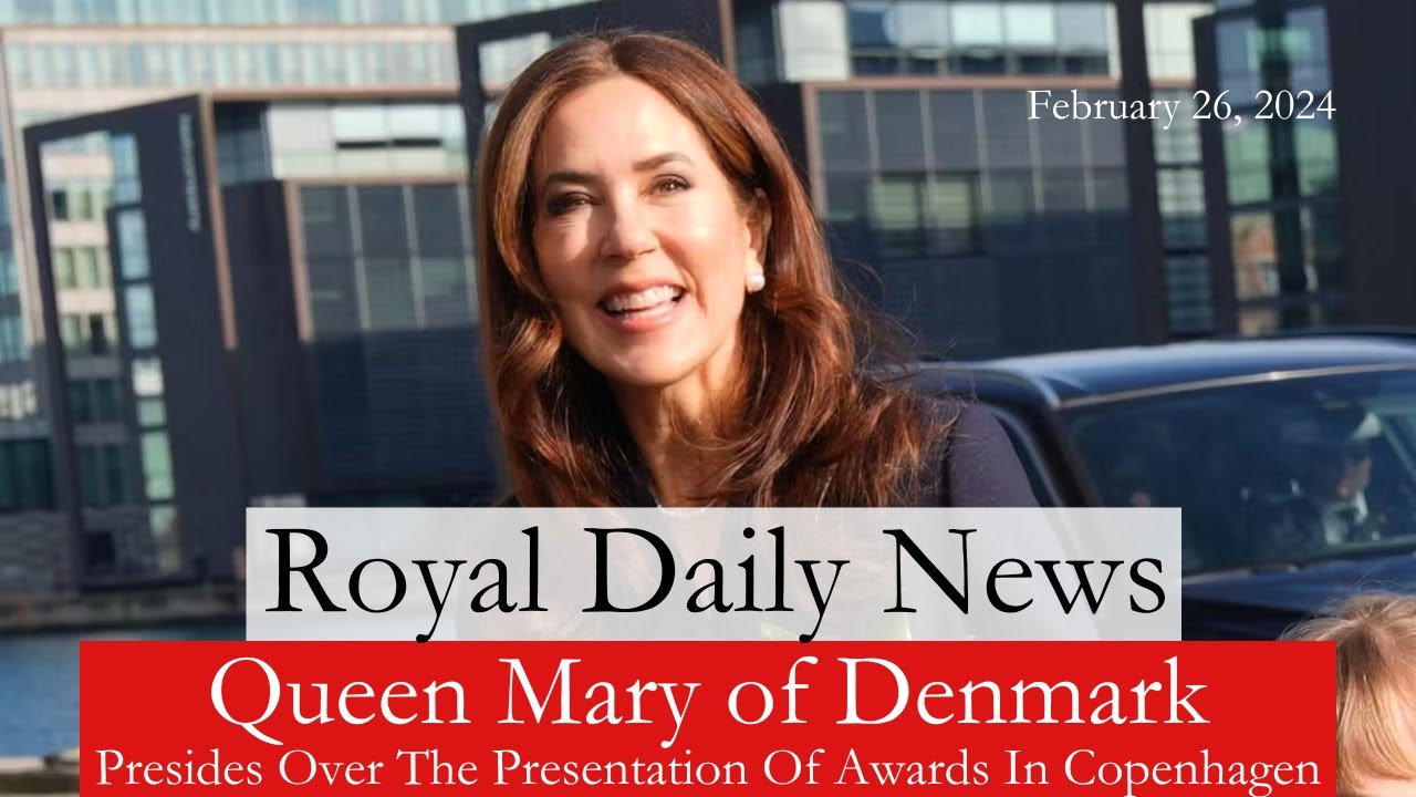 Beautiful Queen Mary of Denmark Presides Over An Award Ceremony in ...