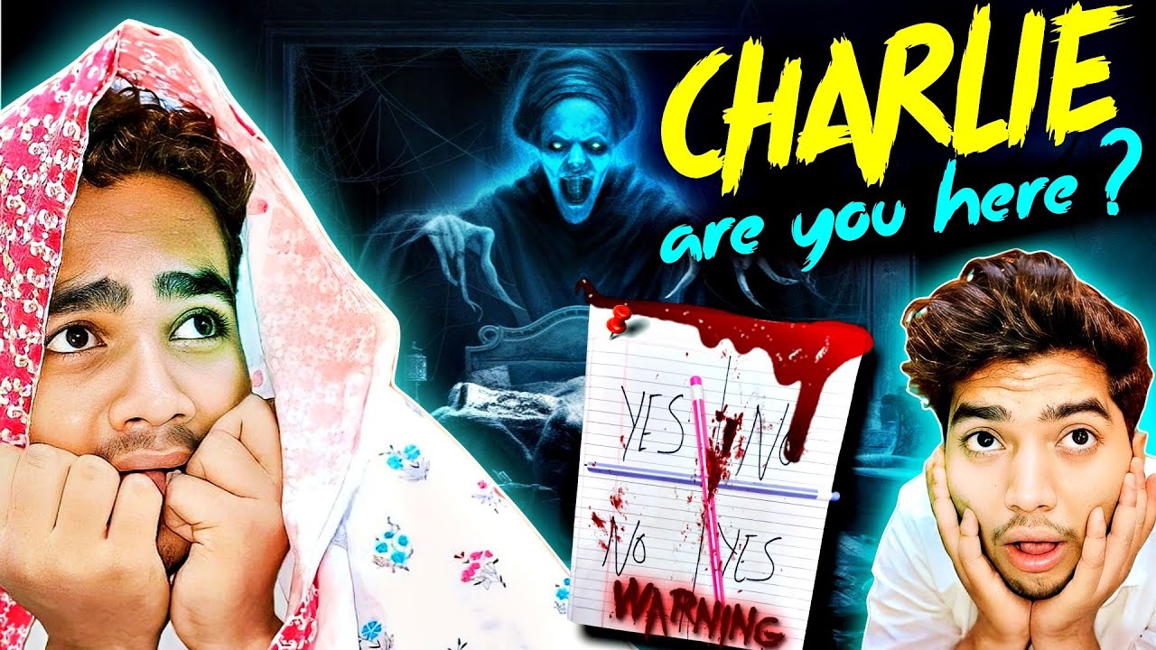 Charlie Charlie Ghost Game At Night l GONE WRONG l 😭 - YouTube