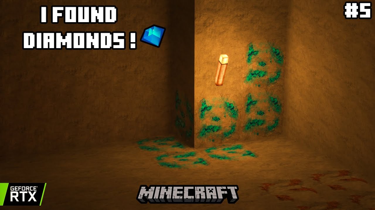 I Found Diamonds - Minecraft Survival with Ray Tracing ON - Minecraft ...