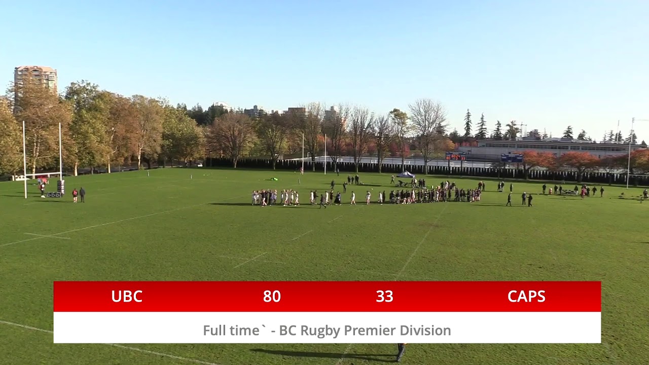 UBC Thunderbirds vs Capilano RFC Premier - YouTube