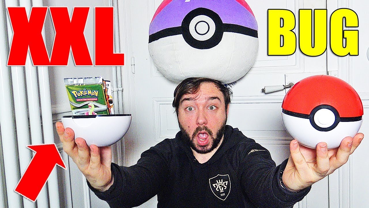 Ouverture de 2 POKEBALL XXL BUG DE 10 BOOSTERS POKEMON RARE ...