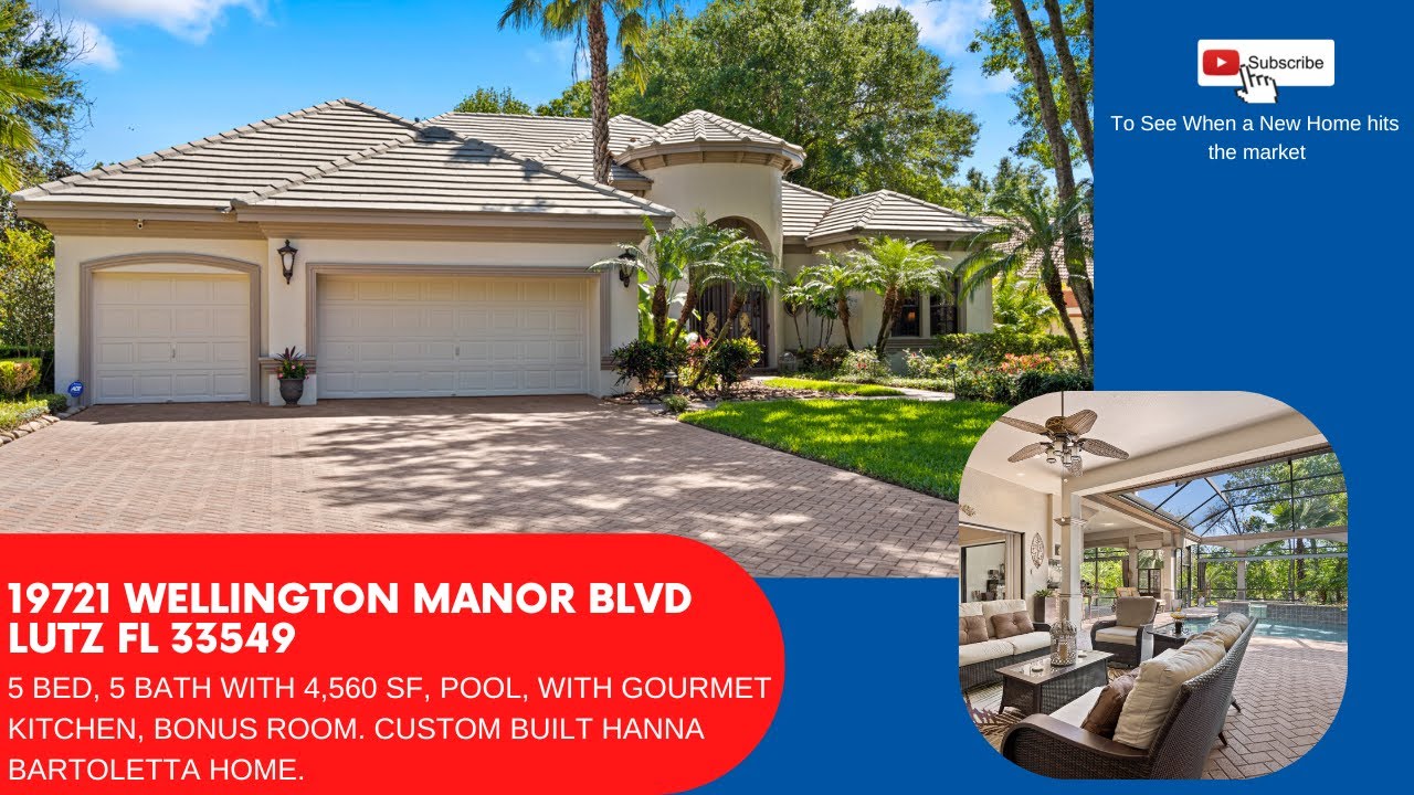 19721 Wellington Manor BLVD Lutz FL 33549 - YouTube