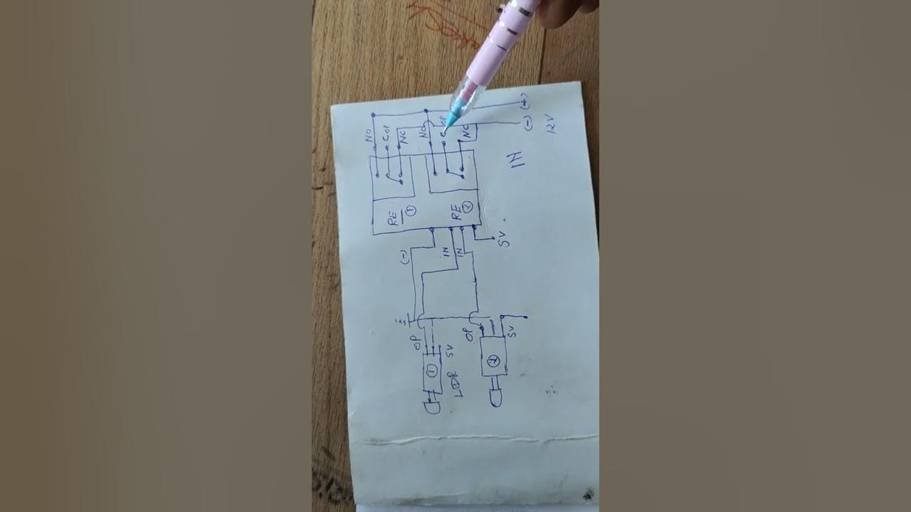 circuit diagram for LDR solar tracking system - YouTube