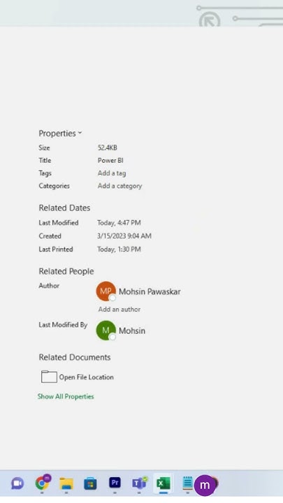 Exploring Info Tab in Excel - Learn Excel in 1 min - YouTube
