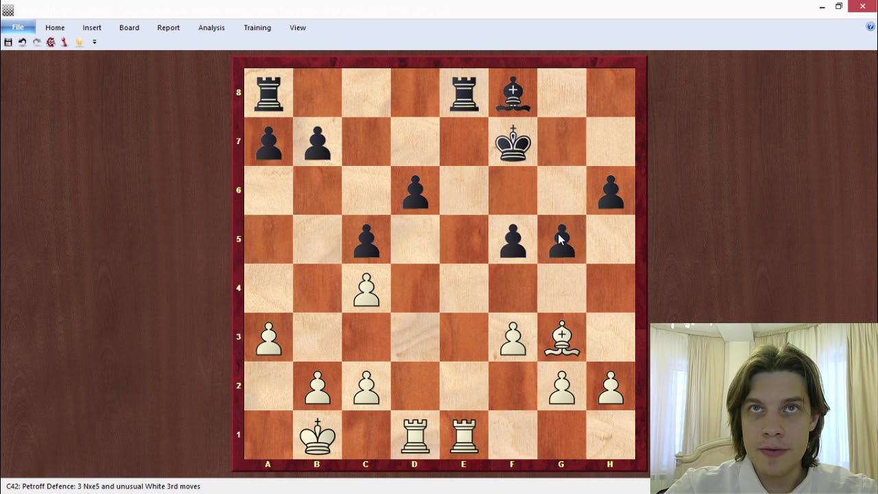 Russian Game (Petrov's Defense) from World Chess Championship 2018 ...