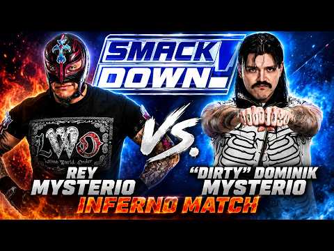 WWE 2K26 - Rey Mysterio vs Dirty Dominik Mysterio: Inferno Match at Smackdown 