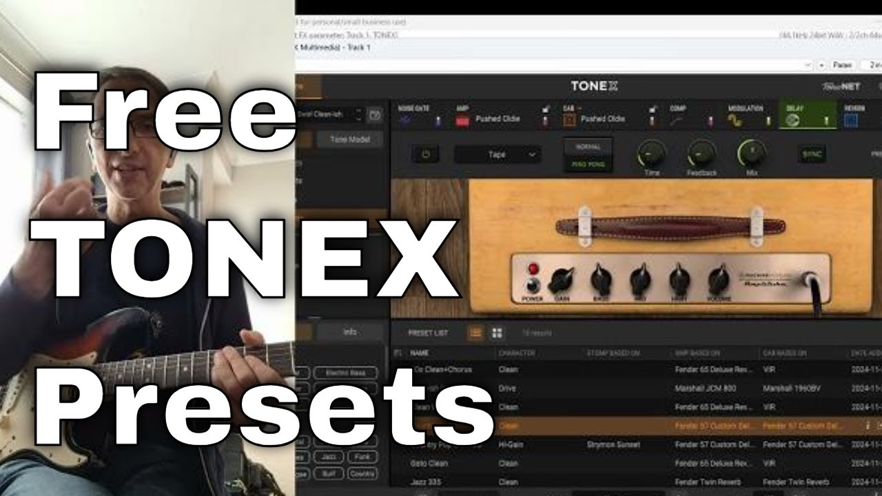 Loving the Tonex Update: 10 FREE presets. - YouTube